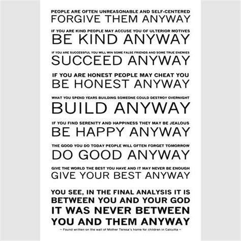 Mother Teresa Do It Anyway Printable Free Printable Templates