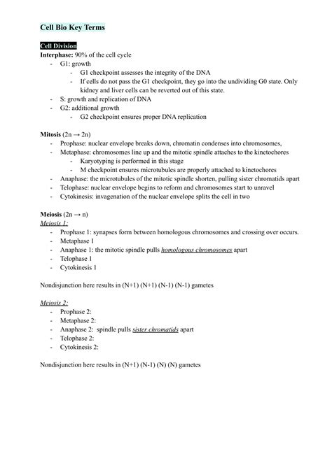 Summary Dat Biology Vocabulary And Processes Dental School Stuvia Us