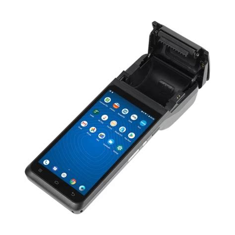 Pos T2零售 Nfc Android 热敏收据和标签打印机双屏 Pos 终端指纹 Pos 机
