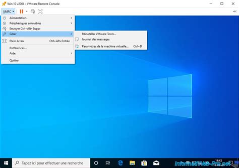 Presentation Of The VMRC Console VMware Remote Console Allowing You To Manage Your VMs On