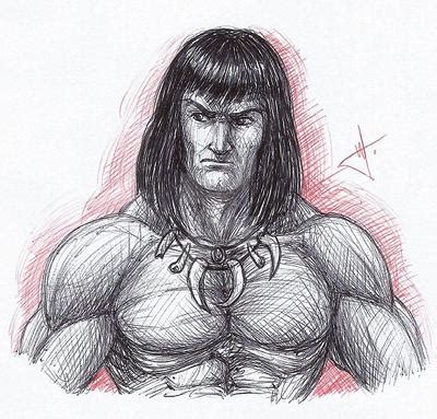 Conan Sketch By RodWolf On DeviantArt