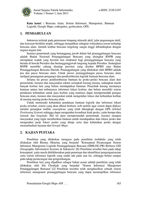 SOLUTION Contoh Kit Pemanfaatan Google Maps Api Untuk Pemban Studypool