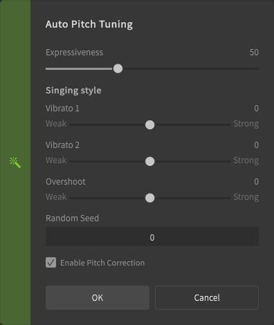 Auto Pitch Tuning Synthesizer V Studio Unofficial User Manual