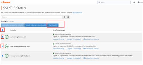 How To Install Autossl Certificate In Cpanel Gigalayer Knowledgebase