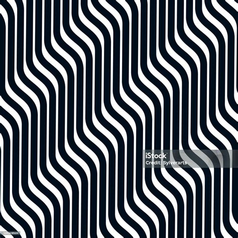 기하학적 물결 선 원활한 패턴 벡터 3d 차원 끝없는 배경 화면 디자인 이미지 스트라이프 곡선 경작 질감 0명에 대한 스톡 벡터 아트 및 기타 이미지 Istock