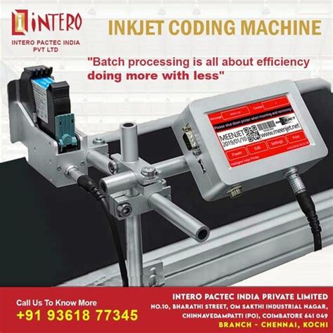 Automatic Mrp Printing Machine At 6000000 Inr In Coimbatore Intero
