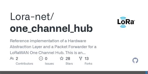 GitHub Lora Net One Channel Hub Reference Implementation Of A Hardware Abstraction Layer And