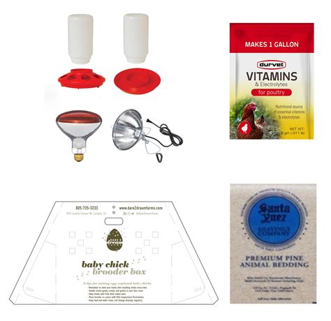 Brooder Supplies Package Dare 2 Dream Farms