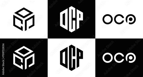 Ocp Logo O C P Design White Ocp Letter Ocp O C P Letter Logo Design