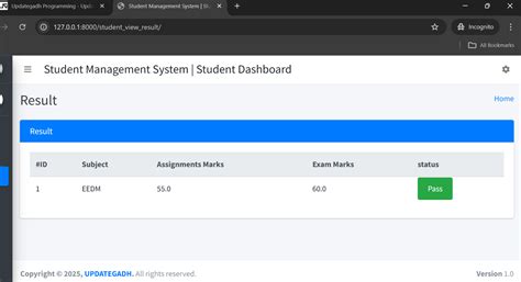 Student Attendance Management System Using Python Django