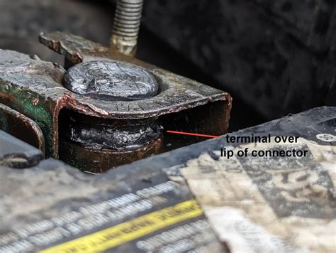 Terminal Connector Stuck To Battery Terminal Not Corrosion Terminal