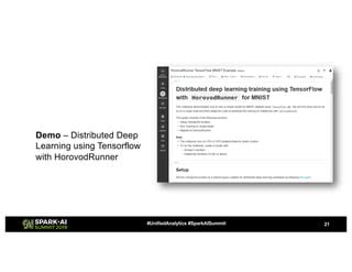 Infrastructure for Deep Learning in Apache Spark | PPT