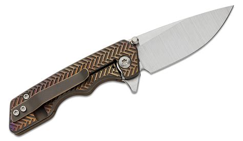 Attn2detail Mercantile Custom Mk3 Small Flipper Knife 2 75 Cpm Magnacut Satin Drop Point Blade
