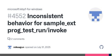 Inconsistent Behavior For Sample Ext Prog Test Run Invoke · Issue 4552