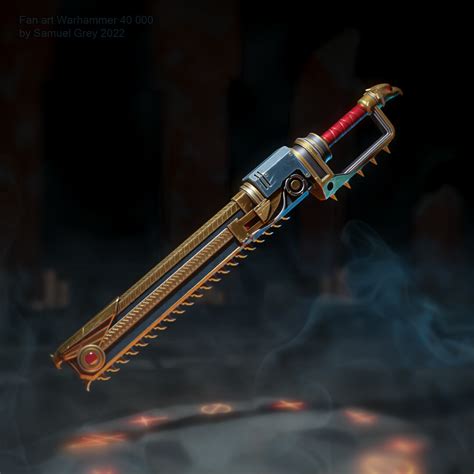 Artstation Warhammer 40 000 Space Marine Chainsword