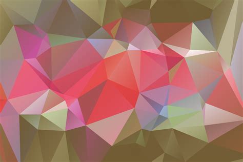 Abstract Background Low Poly Textured Triangle Shapes In Random Pattern Trendy Lowpoly