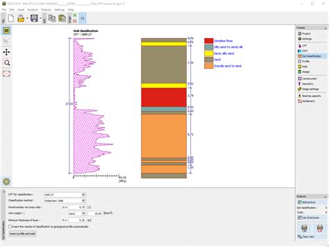 pile cpt geotechnical software geo5