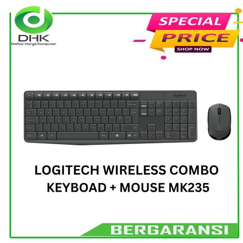 Jual Logitech Wireless Combo Keyboad Mouse Mk235 Shopee Indonesia