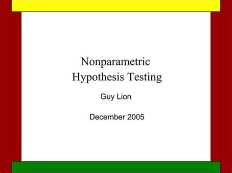 Deciphering The Dilemma Of Parametric And Nonparametric Tests Pdf