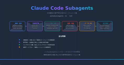 うさぎでもわかる🐰claude Code Subagentsで開発生産性を爆上げ！44種類の専門特化型aiエージェント完全ガイド｜taku