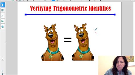 Verifying Trig Identities Youtube