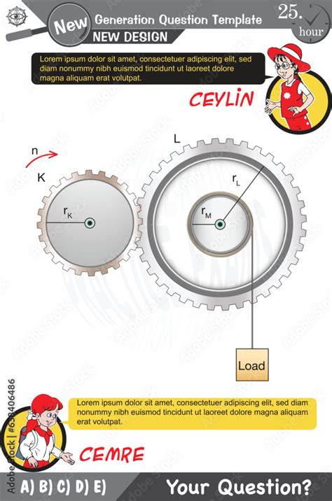 University And High School Exam Question Form Mathematics Physics Geometry Biology Eps