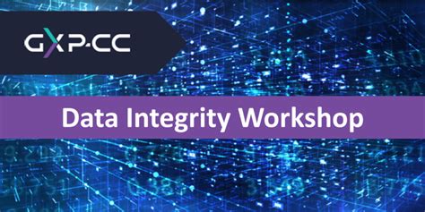 join our exclusive data integrity workshop on demand gxp cc