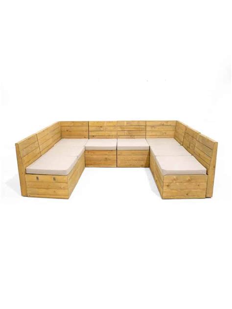 Rustic Modular Pallet Seating U Shape Eph Creative Event Prop Hire