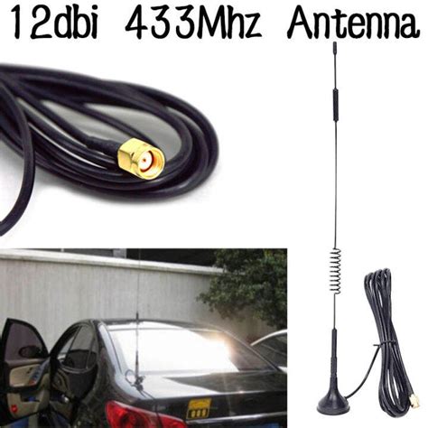 12dbi 5dbi 433mhz Antenna Lora Sma Plug Connector Magnetic Whole Network Communication Signal