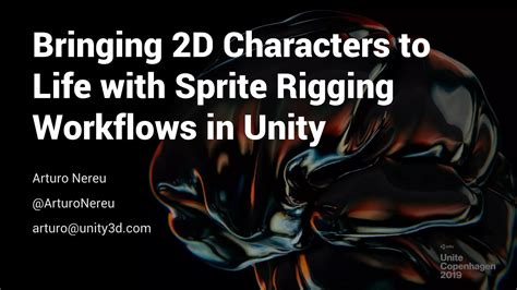 bringing 2d characters to life with sprite rigging unite copenhagen
