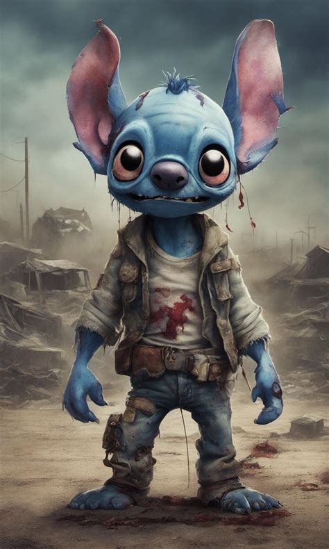 Stitch Zombie By Ladykryptonat On Deviantart