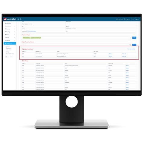Online Help • Registration Codes • Learningcart