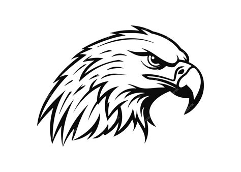 Premium Vector Eagle Head Silhouette Vector Illustration