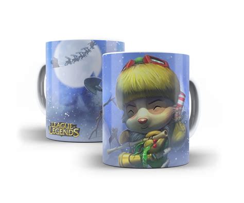 Caneca League Of Legends Gamer Teemo Elfo Feliz Elo7