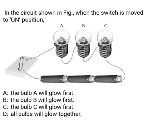 In The Circuit Shown In Fig When The Switch Is Moved To On Position