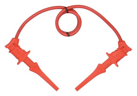 12 In Lg Test Clip Mini Test Clip Patch Cord 5txd25txd2 Grainger