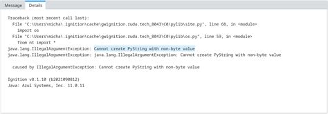 Designer Error Cannot Create Pystring With Non Byte Value Ignition Inductive Automation Forum