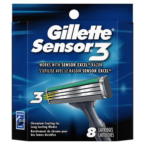 Gillette 3 Blade Razors For Men