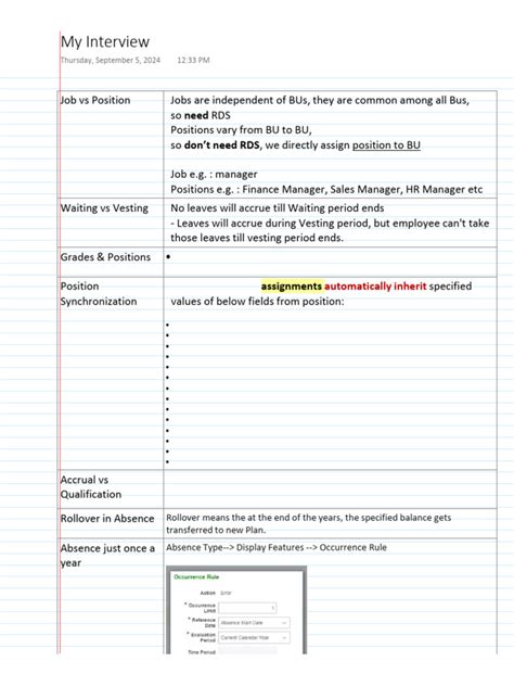 Oracle Hcm Interview Qa Pdf Accrual Business