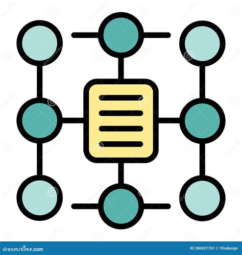Workflow Scheme Icon Vector Flat Stock Illustration Illustration Of