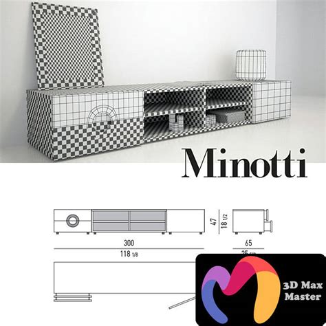 Minotti Archipenko Unit 3dmaxter