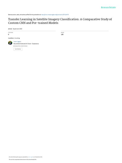 Issamlagoititransferlearningarticle Pdf Deep Learning Computer Vision