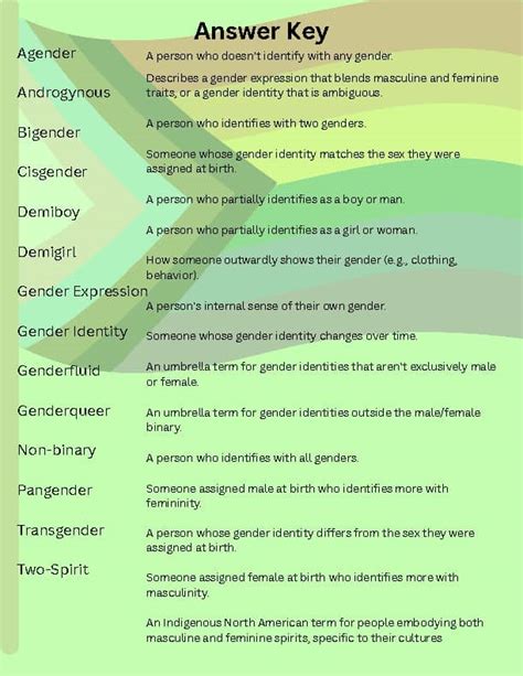 Gender Identity And Sexual Identity Workbook For Adolescents By Megan