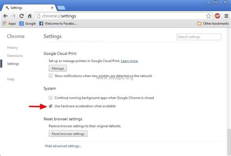 How To Enable Graphics Hardware Acceleration In Google