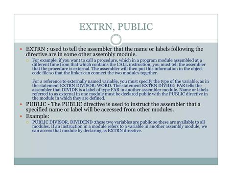 Assembler Directives And Basic Steps Alp Of 8086 Pdf