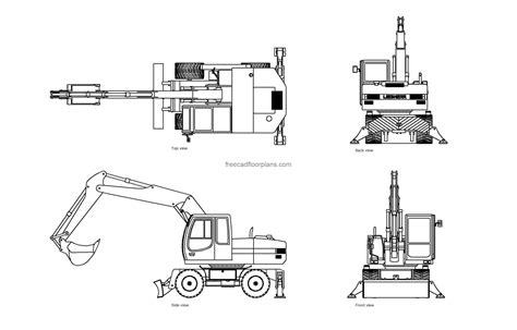 Best 13 Long Arm Excavator Free Cad Drawings Artofit