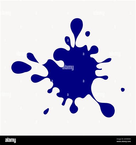 Ink Splash Clipart Blue Illustration Vector Stock Vector Image And Art Alamy