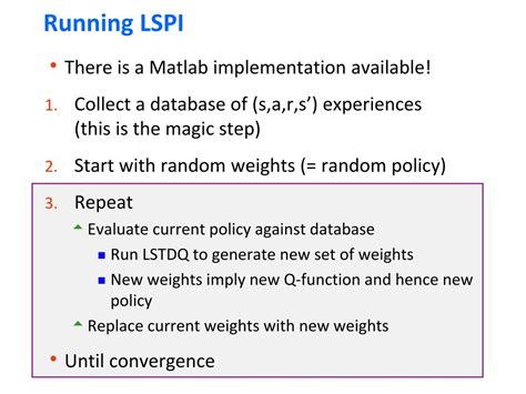 PPT Batch RL Via Least Squares Policy Iteration PowerPoint Presentation ID 4222062