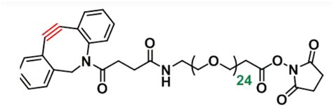 DBCO-PEG-SS-NHS ester 二苯并环辛炔-聚乙二醇-二硫键-N-羟基琥珀酰亚胺-UDP糖丨MOF丨金属有机框架丨聚集诱导发光丨荧光标记推荐西安齐岳生物