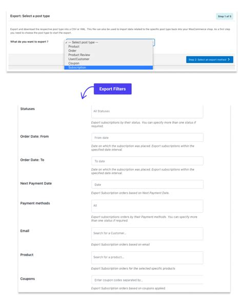 Order Coupon Subscription Export Import For WooCommerce WebToffee